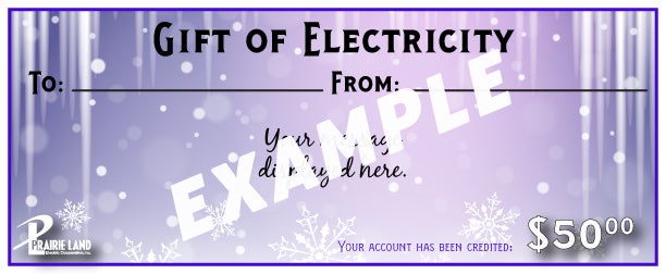 The Gift of Electricity | Prairie Land Electric Cooperative